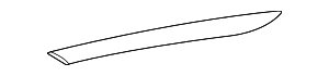 87860-2T000 - Quarter Panel Molding 2011-2016 Kia Optima | Kia.Parts Store