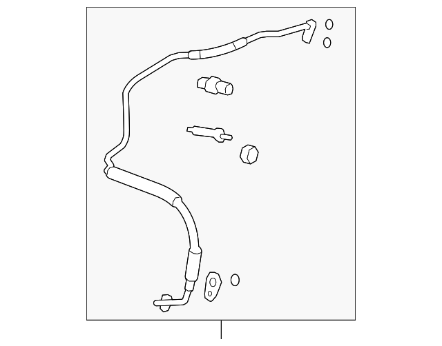 2009-2012 Ford A/C Refrigerant Suction Hose 9L8Z-19867-E | OEM Parts Online