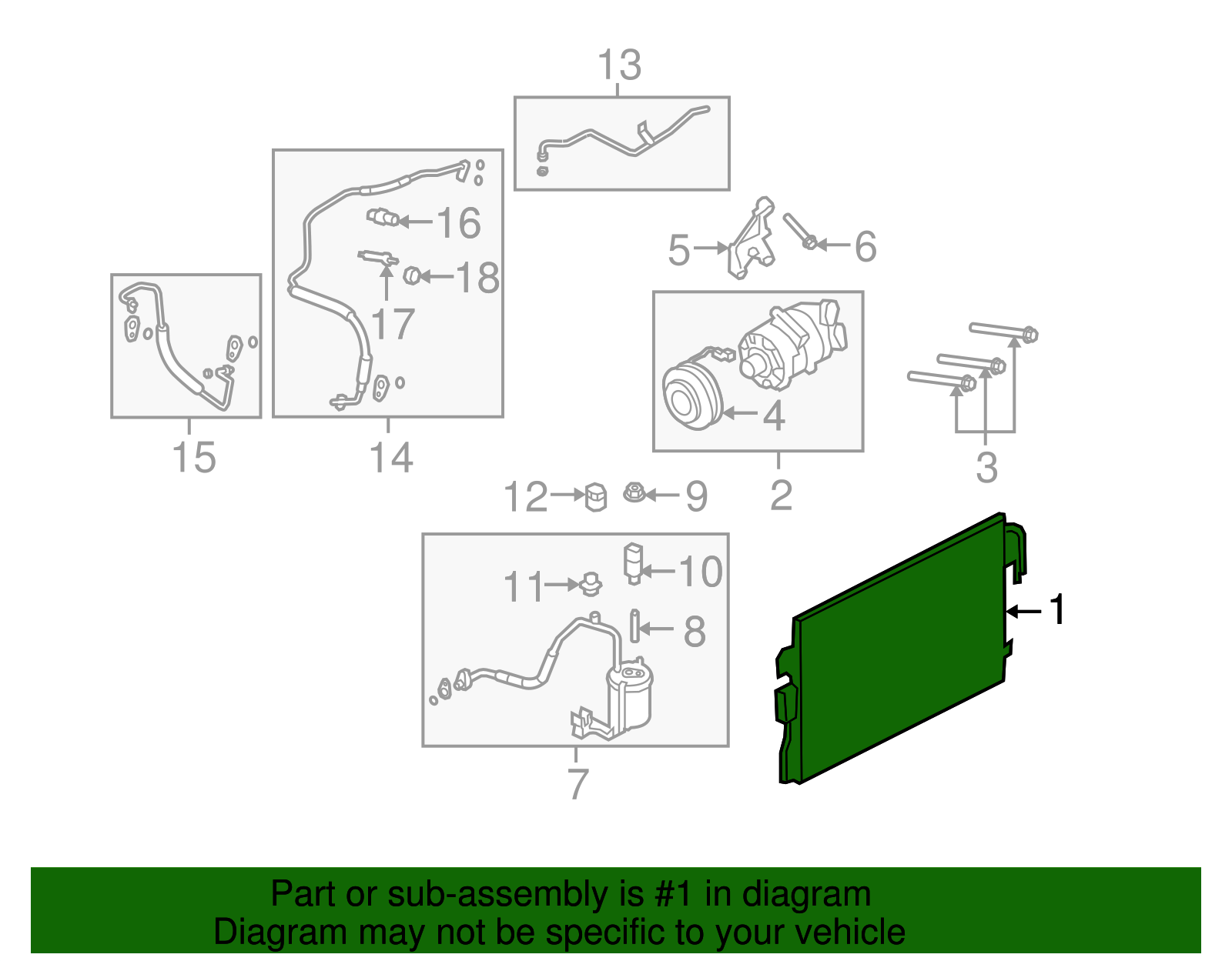 9L8Z-19712-A - 2009-2012 Ford - Condenser | Sunrise Ford Parts