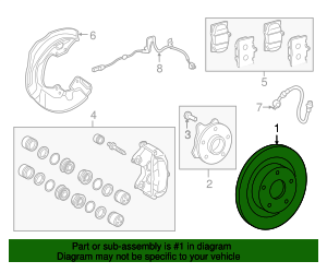 43516-53030 - Disc Brake Rotor 2013-2024 Lexus | Longo Lexus Parts