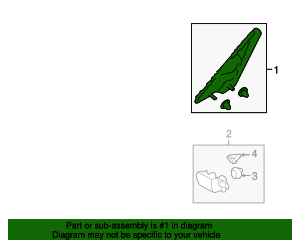 Genuine OEM Upper Trim Part# 65250SG030 Fits 2014-2018 Subaru Forester ...