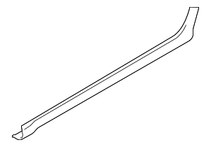 2016-2018 Audi A7 Quattro Rocker Molding 4G8-853-856-J-GRU | Audi USA Parts