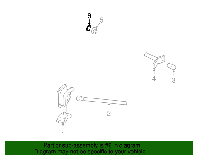 Retainer,Spa Whl Lk Cyl Case Ret - GM (15040331) | GM Parts Center