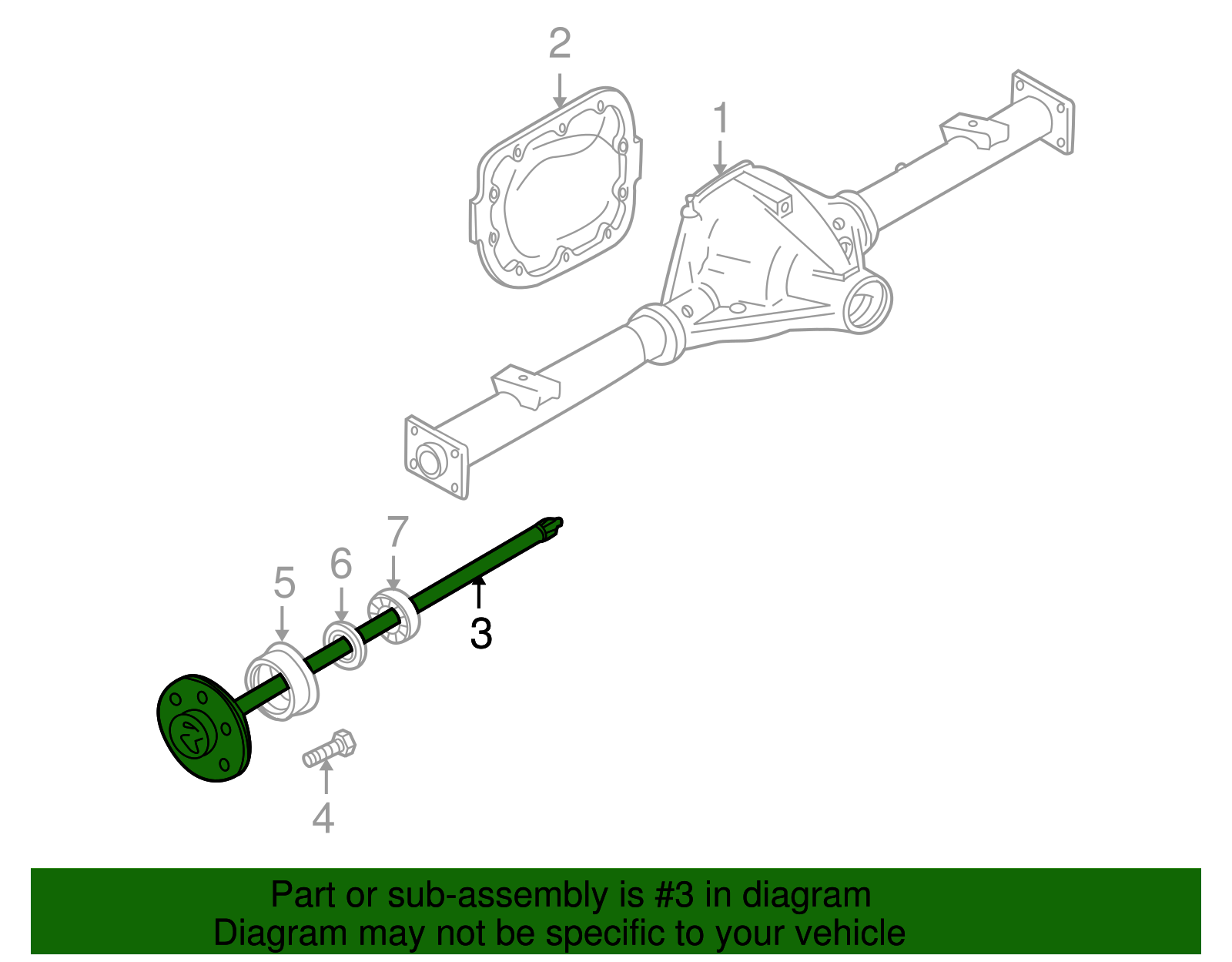 2009-2014 Ford F-150 Axle Shaft 9L3Z-4234-B | OEM Parts Online