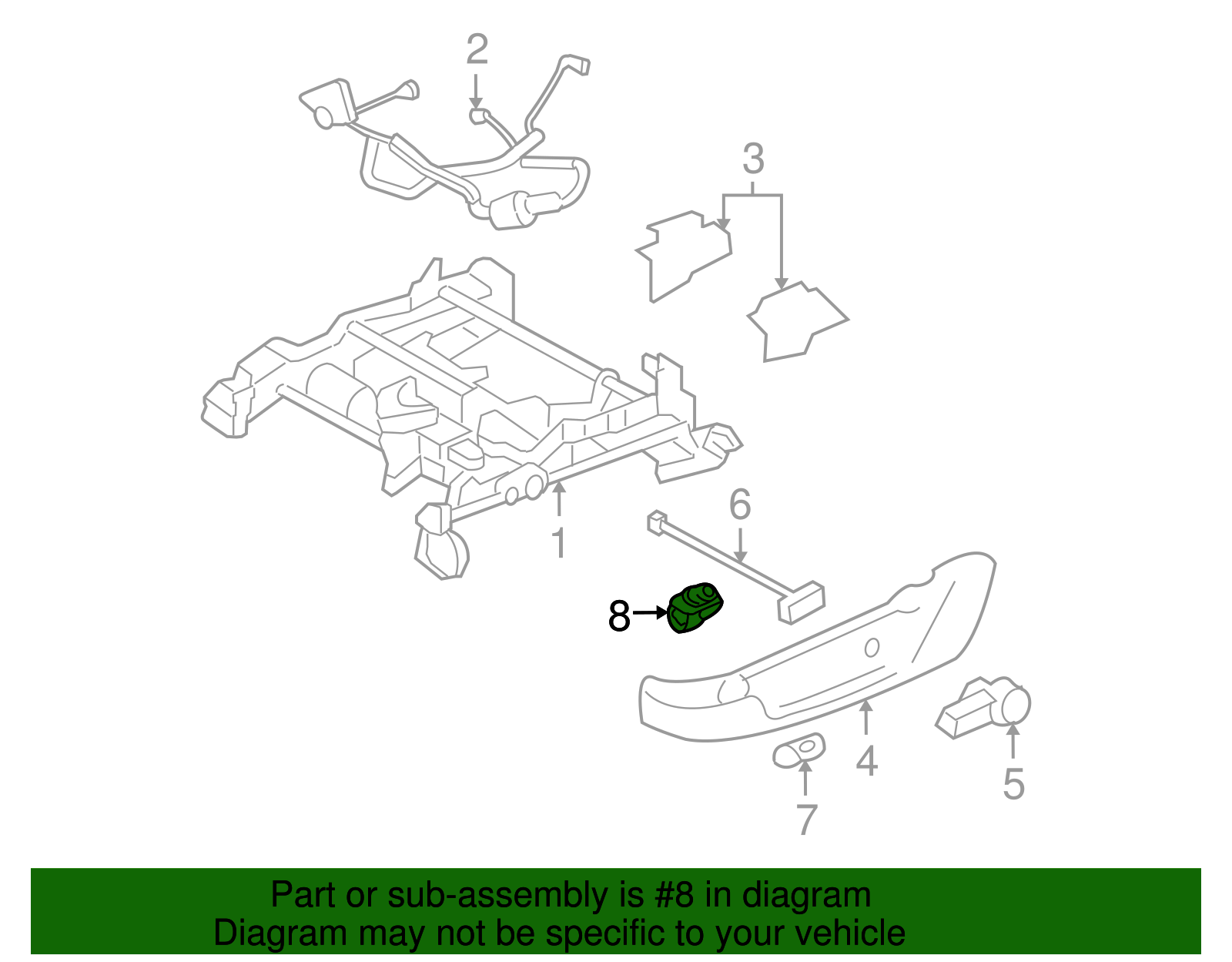 Genuine OEM Ford Part - Motorcraft™ Seat Lumbar Switch SW-7148 ...