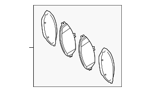 2018-2025 Mercedes-Benz Brake Pads 0004202804 | Retail Performance Auto ...