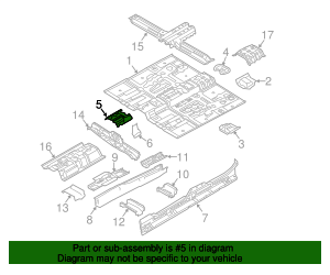 65116-0W000 - Reinforcement 2011-2013 Kia Sorento | Kia.Parts Store