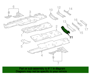 222-610-31-00 - Seat Cross-Member 2014-2021 Mercedes-Benz | Mercedes ...
