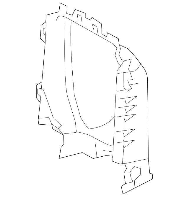 223-505-25-00 - Air Duct 2021-2023 Mercedes-Benz S 580 | Mercedes-Benz ...