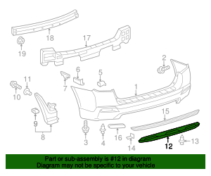 52169-0E050 - Lower Cover - 2011-2013 Toyota Highlander | Nucar Toyota ...