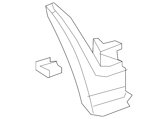 52592-0E030 - Side Seal - 2011-2013 Toyota Highlander | OEM Genuine ...