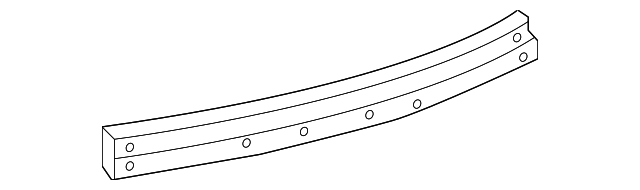 52171-0E071 - Impact Bar - 2010-2013 Toyota Highlander | OEM Genuine ...