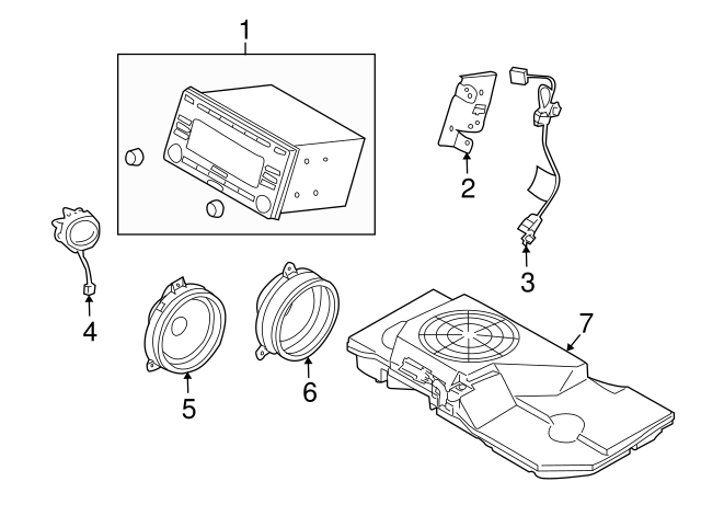 2011-2013 Subaru Forester Woofer 86301SC340 | Subaru Parts Store