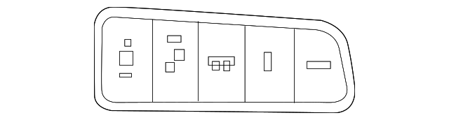 2016-2018 Hyundai Tucson Switch Assembly 93710-D3220-YAK | QuirkParts