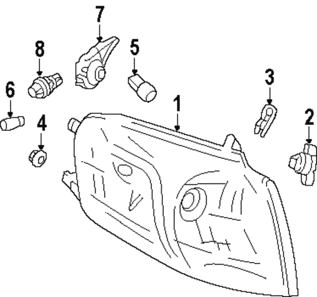 1997-2004 Oldsmobile Silhouette Retainer 16518940 | GMPartsDirect.com