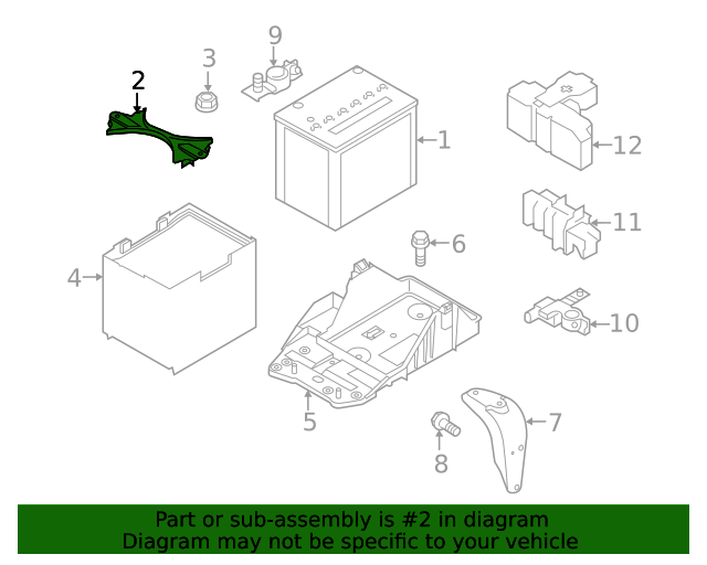 BDTS-56-031 - Hold Down - 2019-2024 Mazda | Mazda Swag