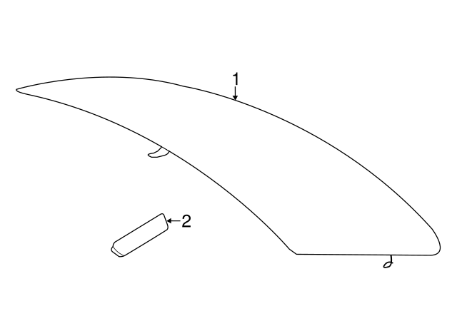 2008-2024 BMW Back Glass Rubber Bumper 51-31-2-996-980 | BMWPartsDirect.com