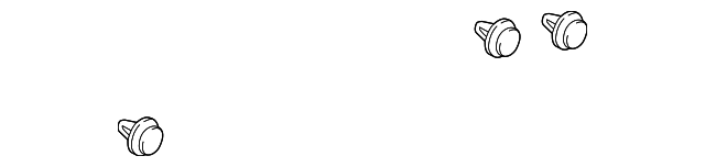 Lexus OEM Rocker Molding Clip Part# 75867-AA010 | OEM Vehicle Parts