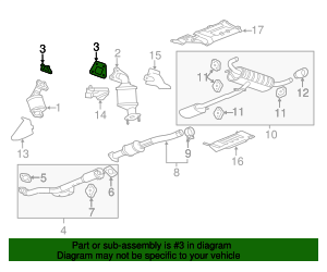 2010-2024 GM Exhaust Gasket 20893953 GM | GMPartsDirect.com