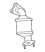 2012-2017 GM Three-Way Catalytic Converter Kit with Rear Exhaust ...