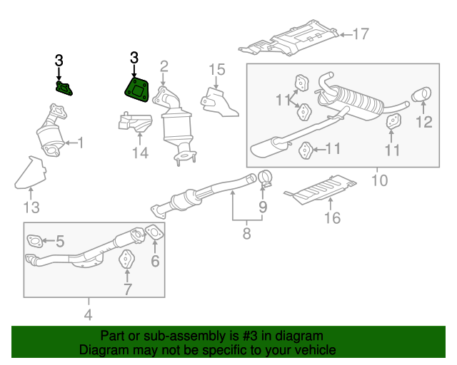 2010-2024 GM Exhaust Gasket 20893953 | OEM Parts Online