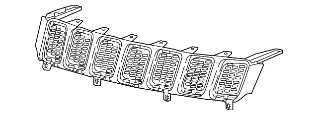 6XK26TZZAB - OEM Lower Grille For 2022 Jeep Compass | OEM MOPAR Parts ...
