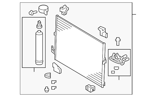 2011-2019 Infiniti Condenser Assembly 92100-1MH0A | OEM Parts Online