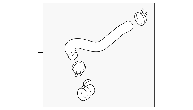 2022-2024 Genesis GV70 Hose Assembly Radiator Upper 25414-AR000 | OEM ...