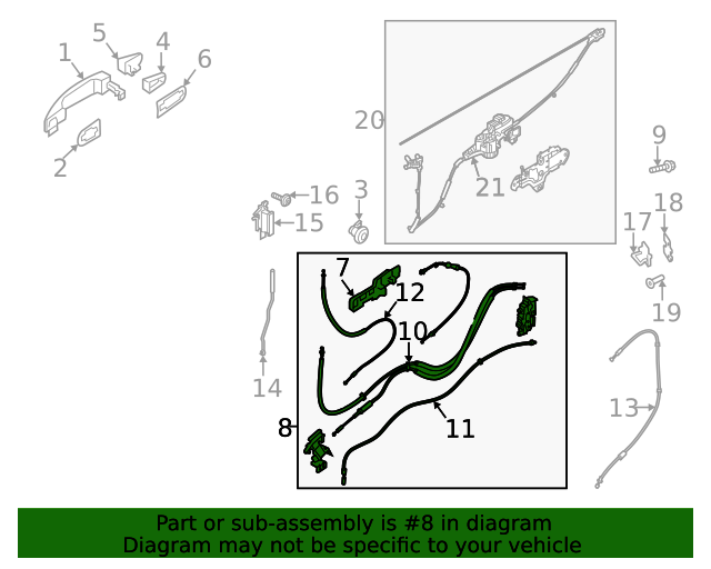 2018-2019 Ford Latch Assembly HK4Z-61264A00-F | OEM Parts Online
