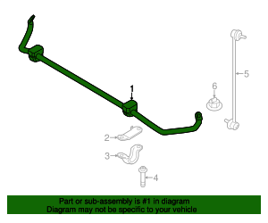 Genuine BMW 31-35-6-793-395 | Stabilizer Bar | FREE Shipping on Most ...