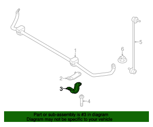 Genuine BMW 31-35-6-796-971 | Stabilizer Bar Bracket | FREE Shipping on ...