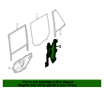 Genuine OEM Window Regulator Part# LR153962 Fits 2013-2024 Land Rover ...