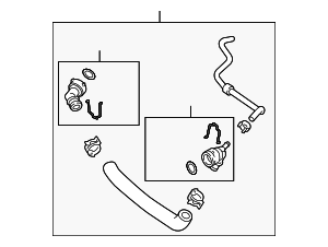 2013-2018 Volkswagen Upper Hose 5C0-122-101-AA | OEM Parts Online
