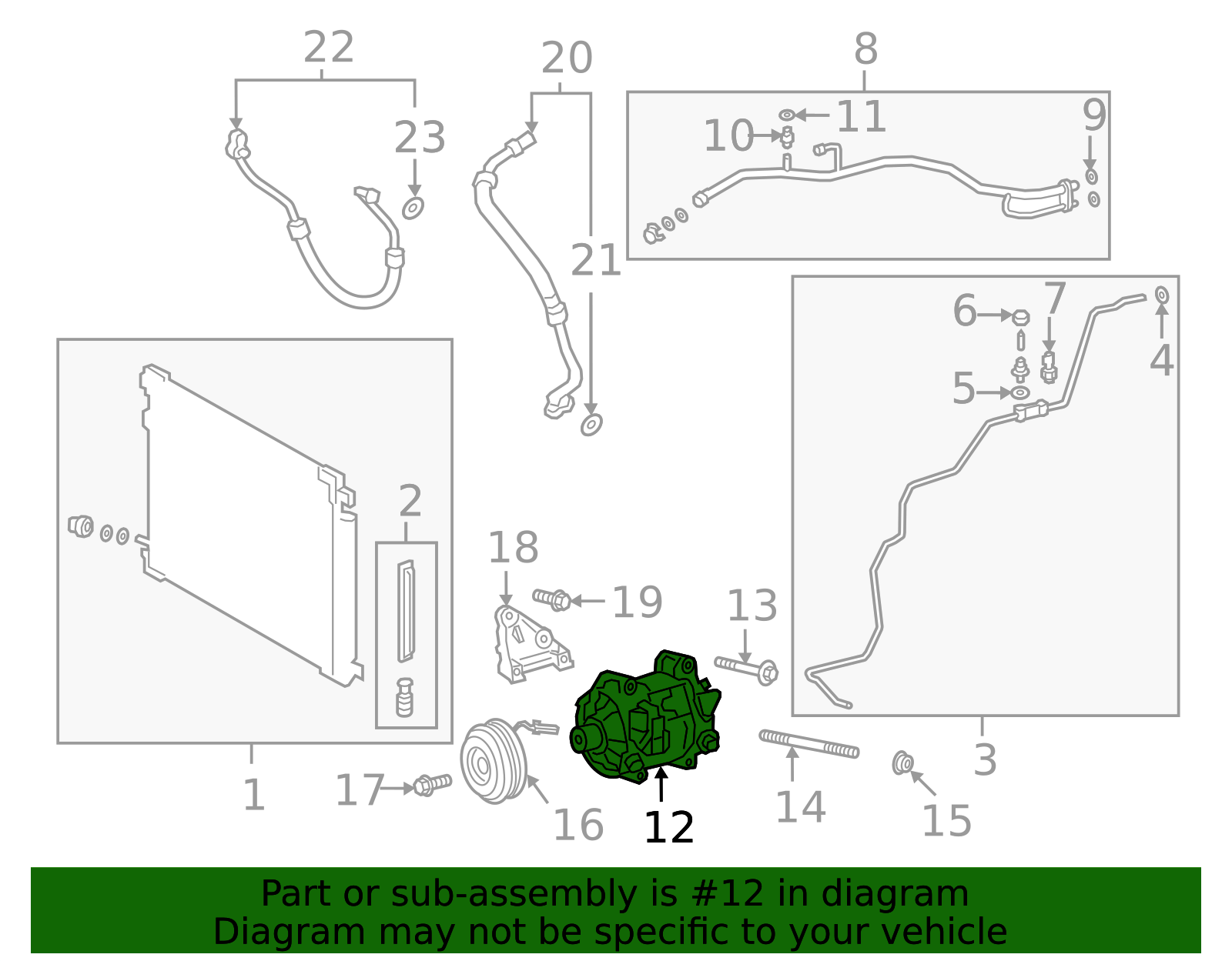 88320-48330 - High-Quality A/C Compressor for 2018-2024 Toyota ...