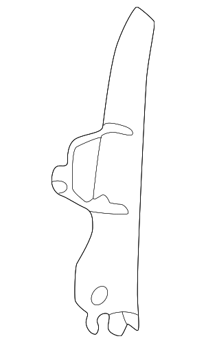 223-690-90-06-9051 - Lower Pillar Trim 2021-2024 Mercedes-Benz ...