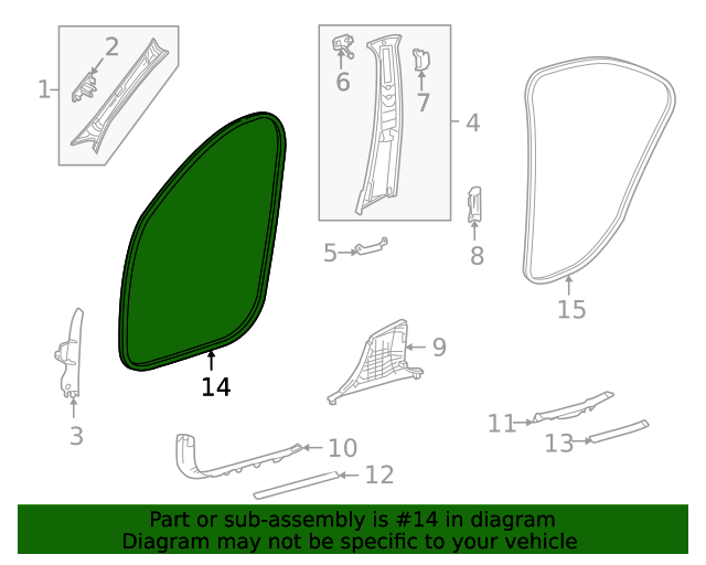 223-697-01-00 - Door Seal 2021-2024 Mercedes-Benz | AutoNationParts.com