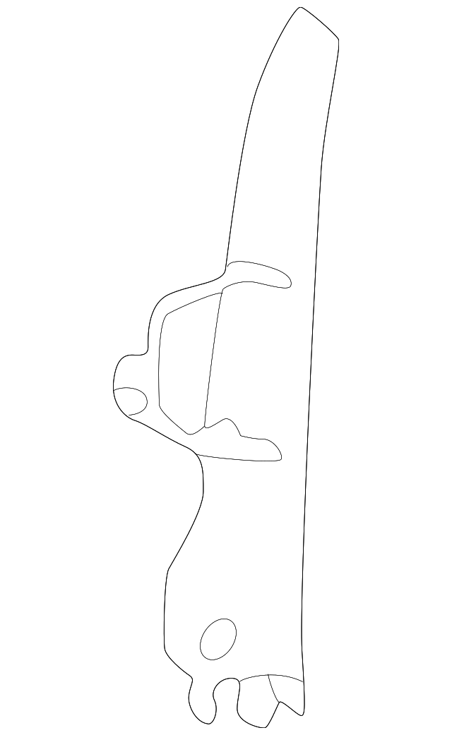 223-690-90-06-9051 - Lower Pillar Trim 2021-2024 Mercedes-Benz ...