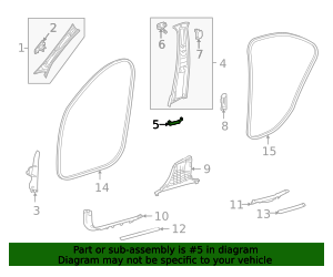 223-690-56-02-64 - Bracket Mercedes-Benz USA Parts