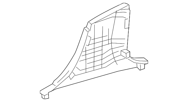 Trim, B-Pillar 223-690-39-06-9051 | Mercedes-Benz Parts