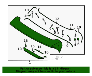 Genuine Spoiler Assembly for 2021-2023 Hyundai Santa Fe | Part# 87210 ...