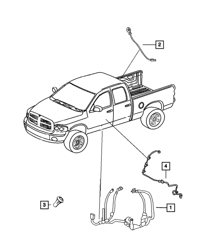 2012 Ram 1500 Body Wiring 68092497AE | My Mopar Parts