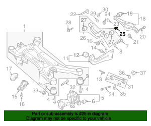 2009-2020 Volkswagen Lower Control Arm Cap N 10597701 | QuirkParts