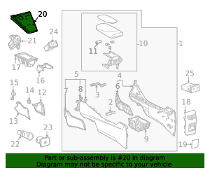 2016-2020 Toyota Mirai Control Panel 84010-62031 | Toyota Parts Center