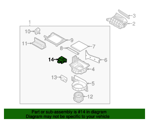 2011-2016 Kia HVAC Blower Motor Control Module 97235-3SAA0 | Kia OEM ...