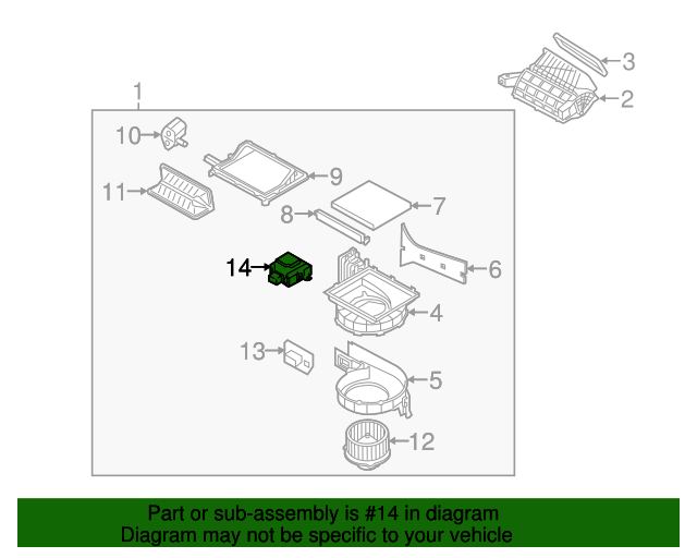 2011-2016 Kia HVAC Blower Motor Control Module 97235-3SAA0 | Kia OEM ...