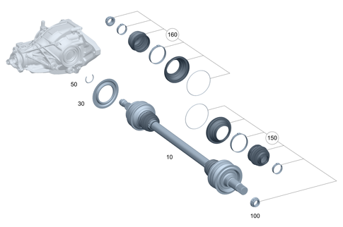 Axle Shaft for 2022 Mercedes-Benz E 350 | Mercedes-Benz USA Parts