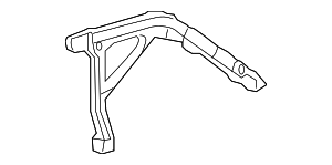 71593-TM8-A02 - Spacer R Rear Bumper Side - 2011-2014 Honda Insight ...