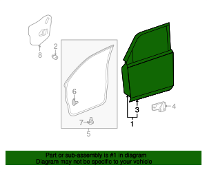 67002-35632 - Panel Sub Assembly Front D - OEM Genuine Toyota Parts