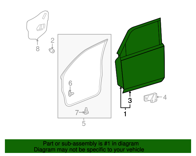 67002-35632 - Panel Sub Assembly Front D - 2010-2023 Toyota 4Runner ...