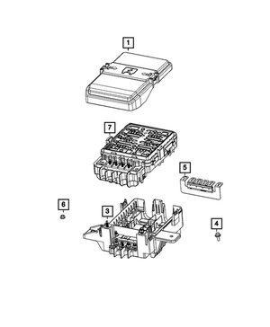 2022-2023 Jeep High Current Fuse Array 68500872AA | Mopar eStore